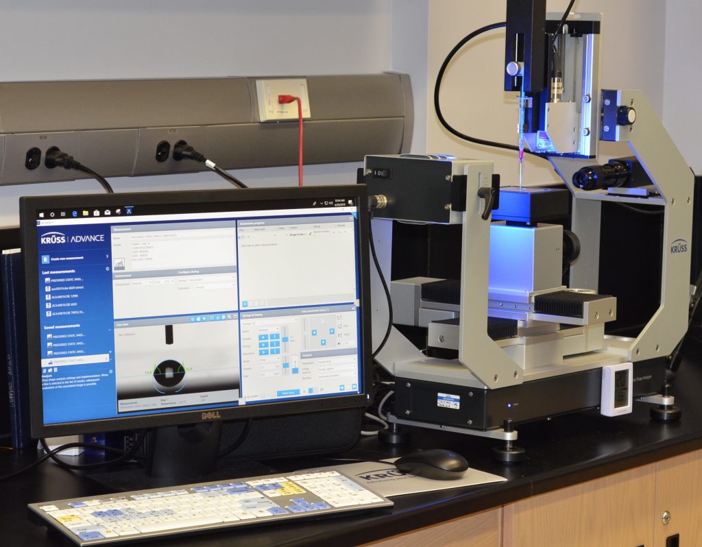 Contact Angle Measurement / Goniometry - Surface Science Western